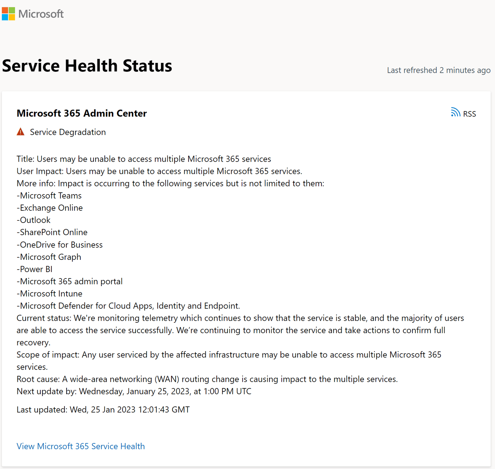 Networking Config Issues Lead to Microsoft Service Disruptions